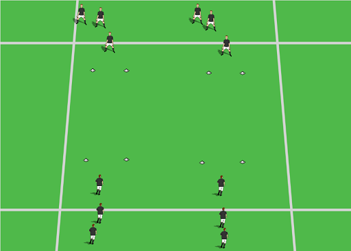 Competitive Technical Passing Drill - Soccer Toolbox