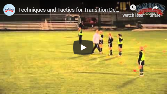 Transition Defense Drill: Back Four Communication - Soccer Toolbox